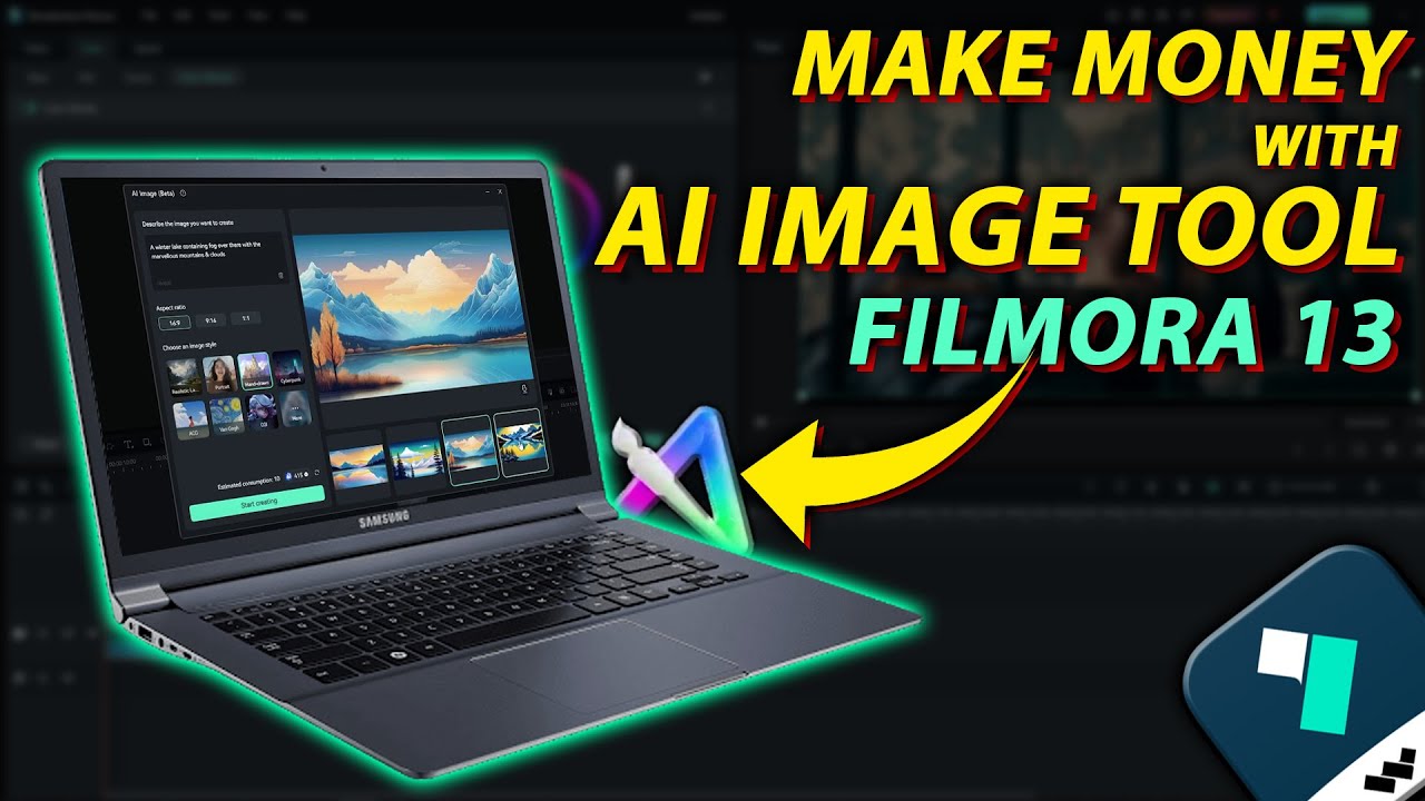 FILMORA 13 | MAKE MONEY BY USING FILMORA AI IMAGE TOOL | FILMORA 13 ...
