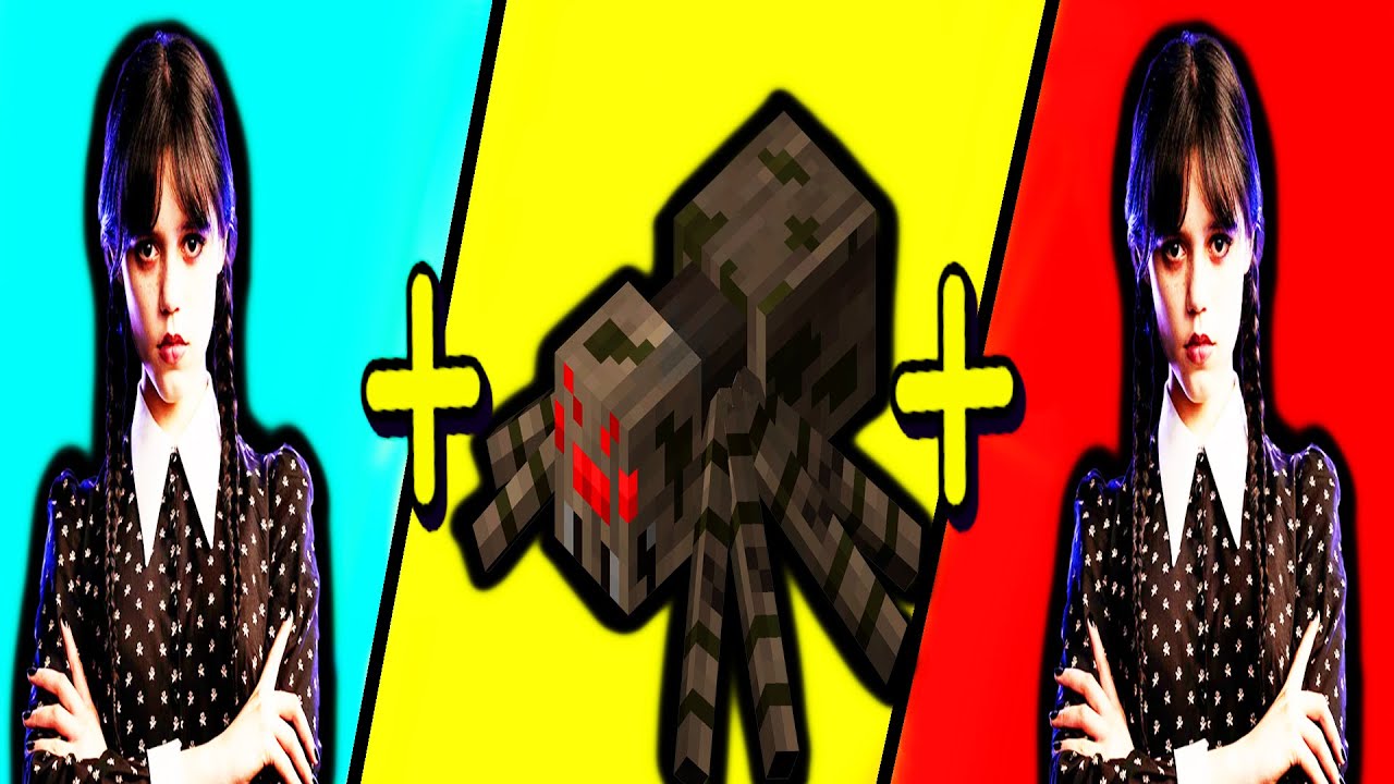 Wednesday Addams + Spider + Wednesday Addams = ??? - YouTube