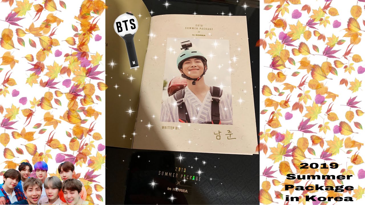 Unboxing 2019 BTS SUMMER PACKAGE - YouTube