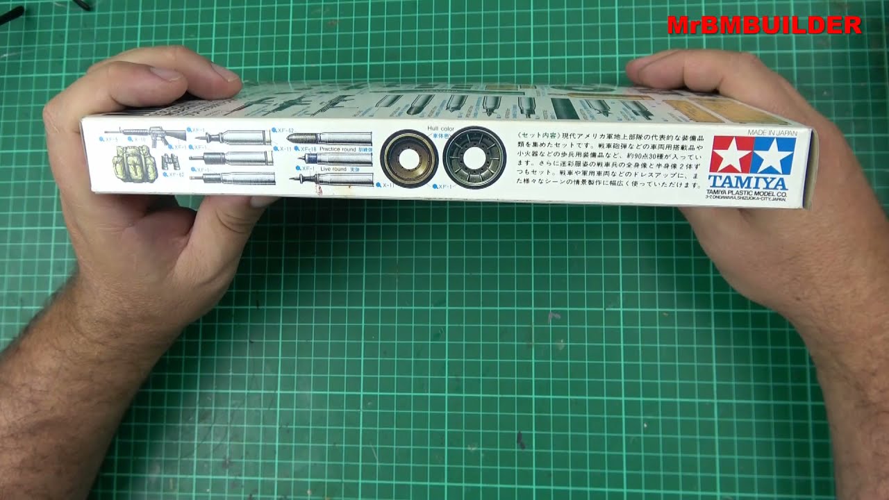 Tamiya Modern U.S. Accessory Set 1/35 - YouTube