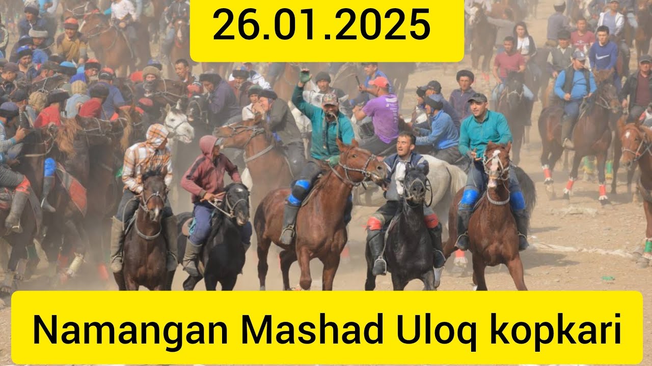 NAMANGAN VILOYAT MASHADDAGI ULOQ KOPKARI - YouTube