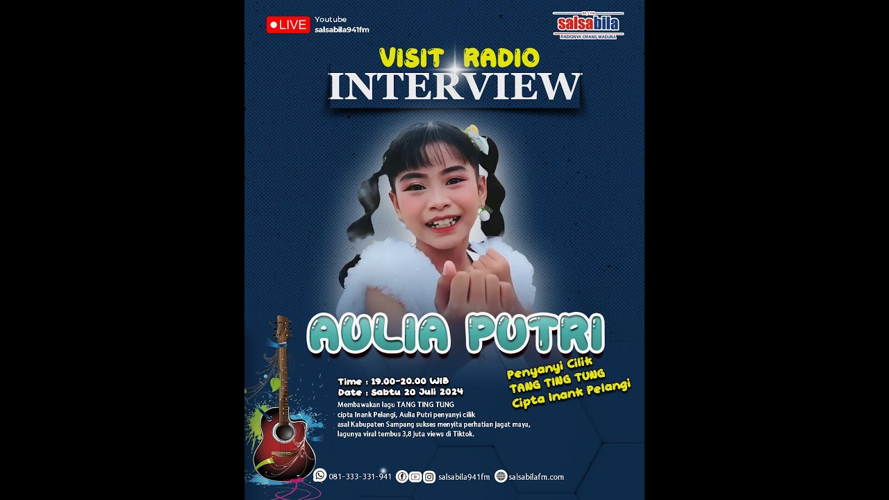 SALSA TALKSHOW "AULIA PUTRI TANG TING TUNG" - YouTube