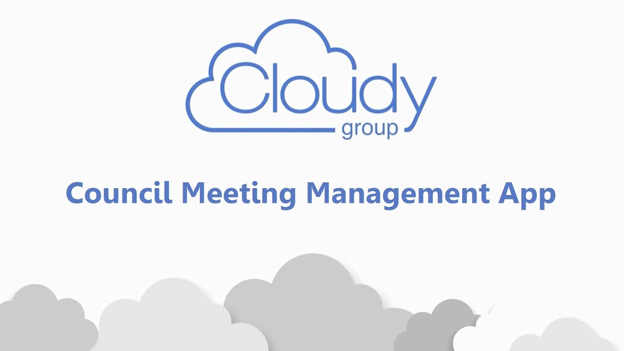 Cloudy Council Meeting Management App - YouTube
