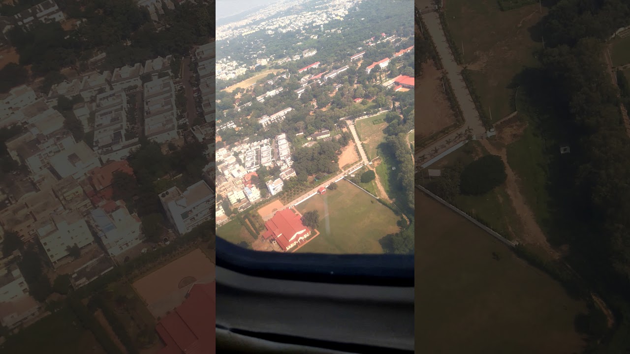 landing in begumpet airport Hyderabad - YouTube