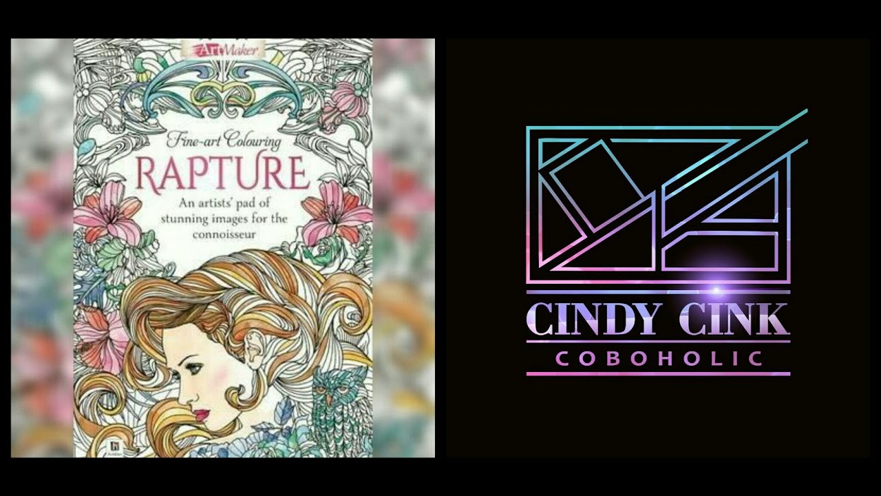 Fine-Art Colouring RAPTURE 🙂 Coloring Book Flip Through - YouTube