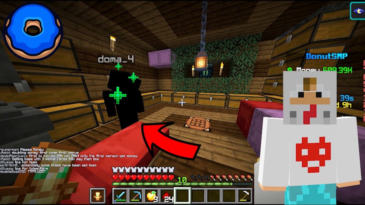 Rating HUGE Minecraft Base On Donut SMP - YouTube