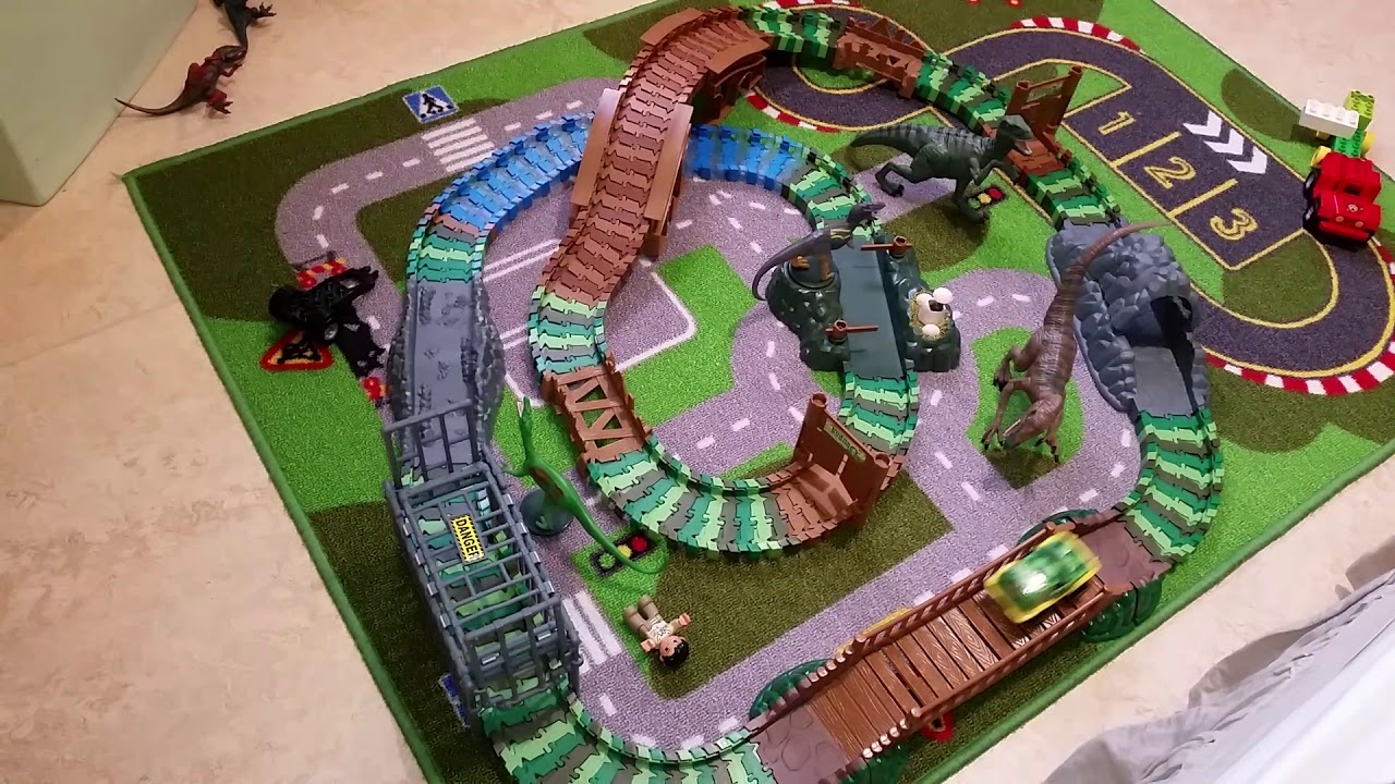 Flexi Trax Jurassic Adventure - YouTube