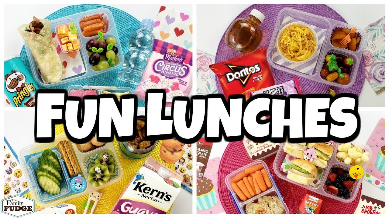 MORE NEW Lunch Ideas! 🍎 Fixing YOUR Lunches - YouTube