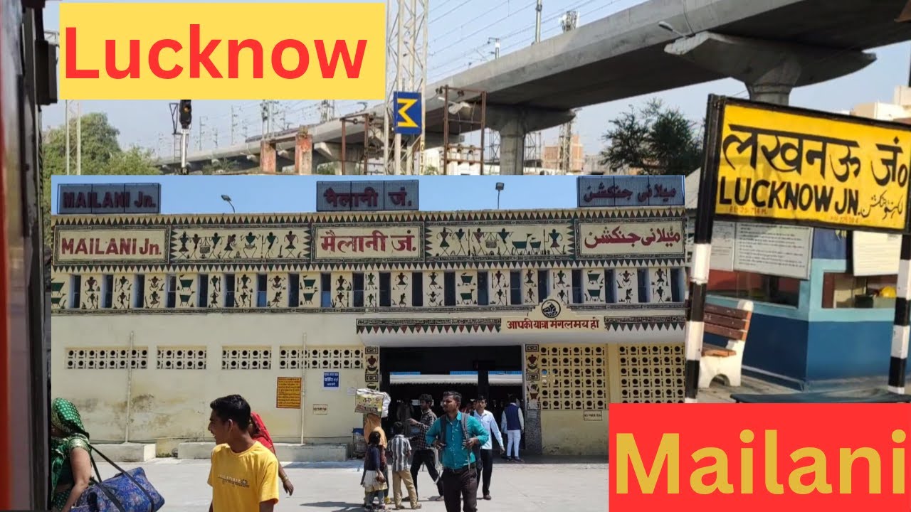 Lucknow to Mailani full train journey in train no 15009 Mailani Express ...