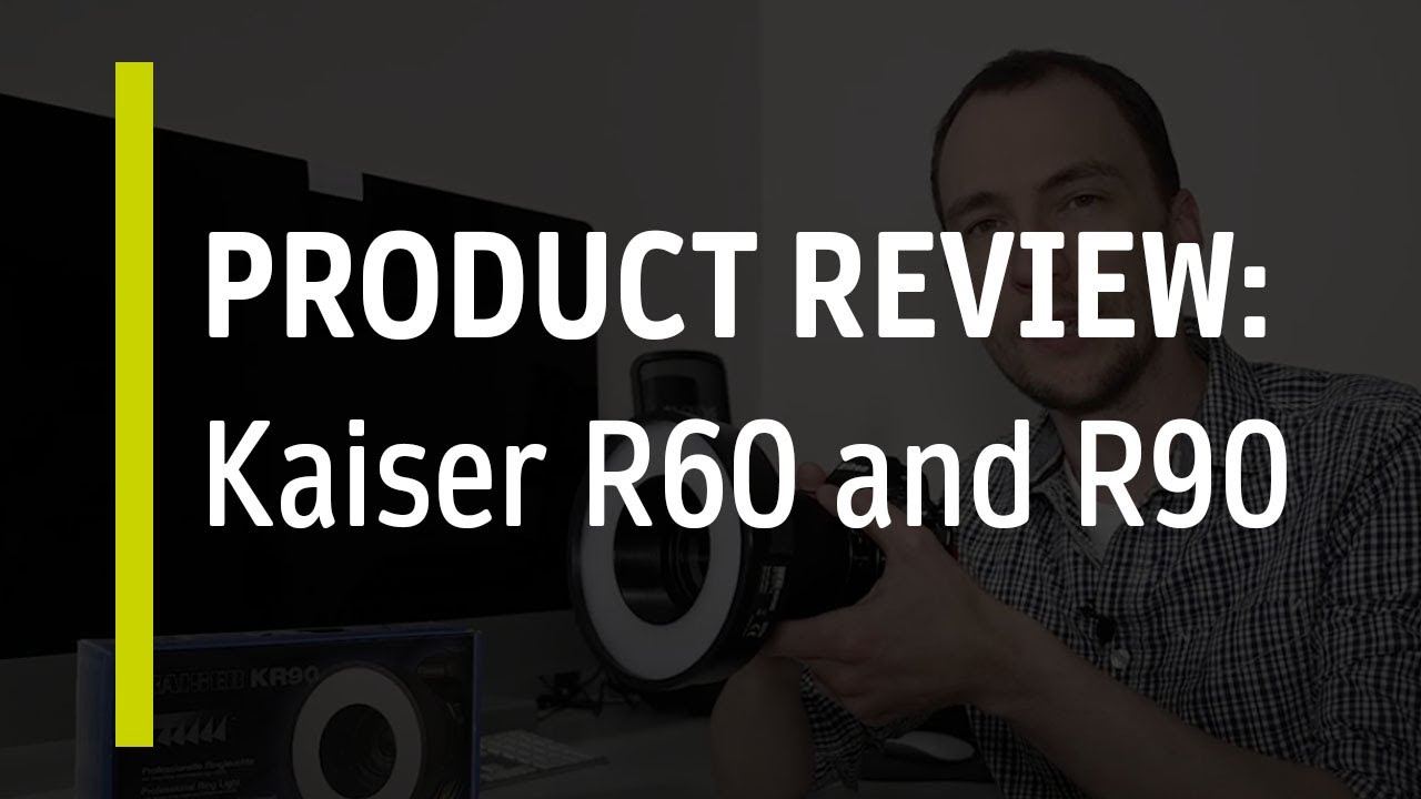 FOTOSPEED PRODUCT REVIEW | Kaiser R60 and R90 Camera Ring Lights - YouTube