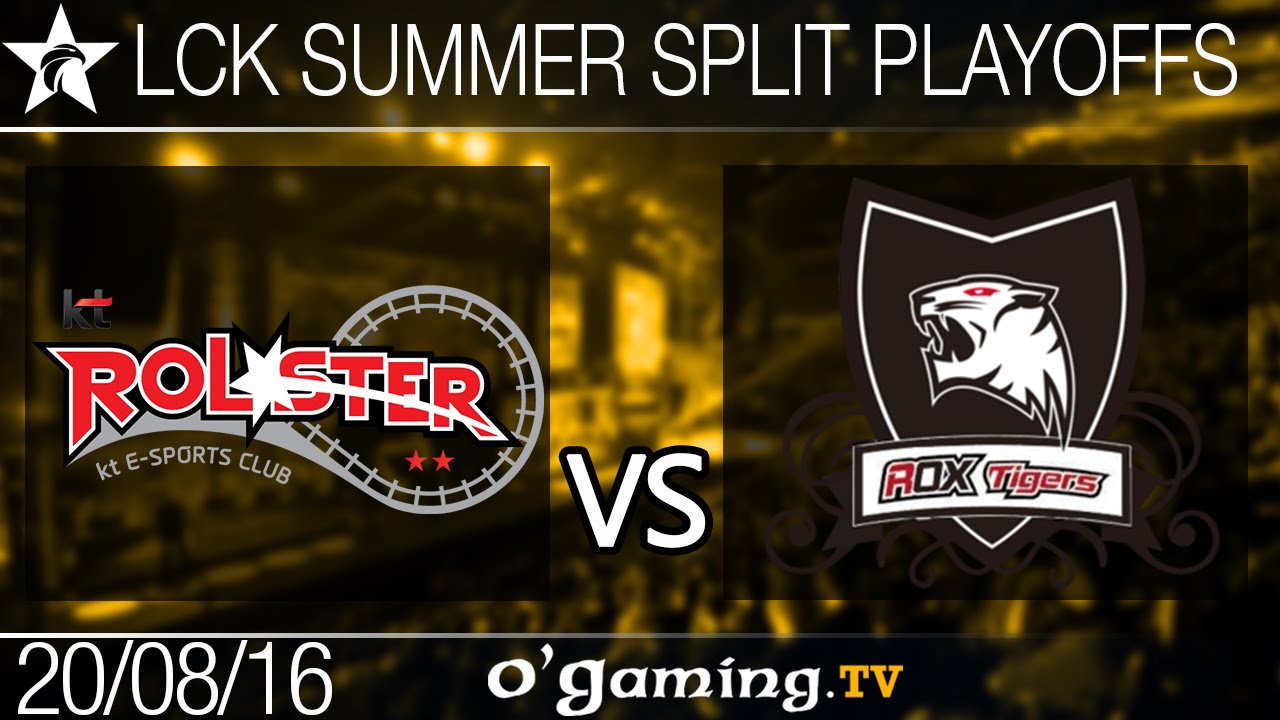 KT Rolster vs Rox Tigers - LCK Summer Split 2016 - Playoffs Finale - YouTube
