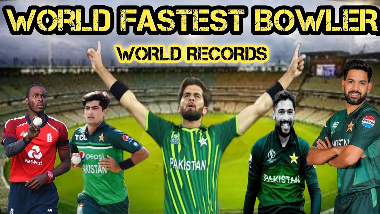 TOP WORLD FAST BOWLERS || Fast bowler world records - YouTube