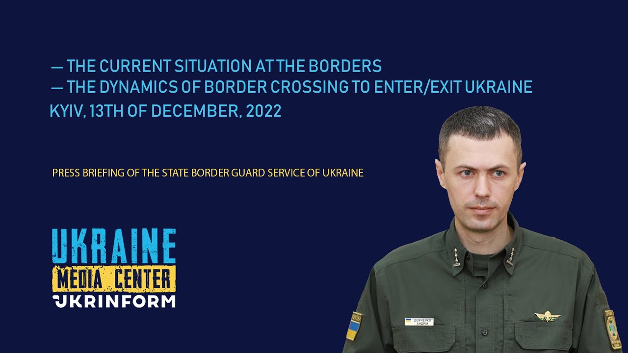 Andrii Demchenko, Spokesperson for the State Border Guard Service of ...
