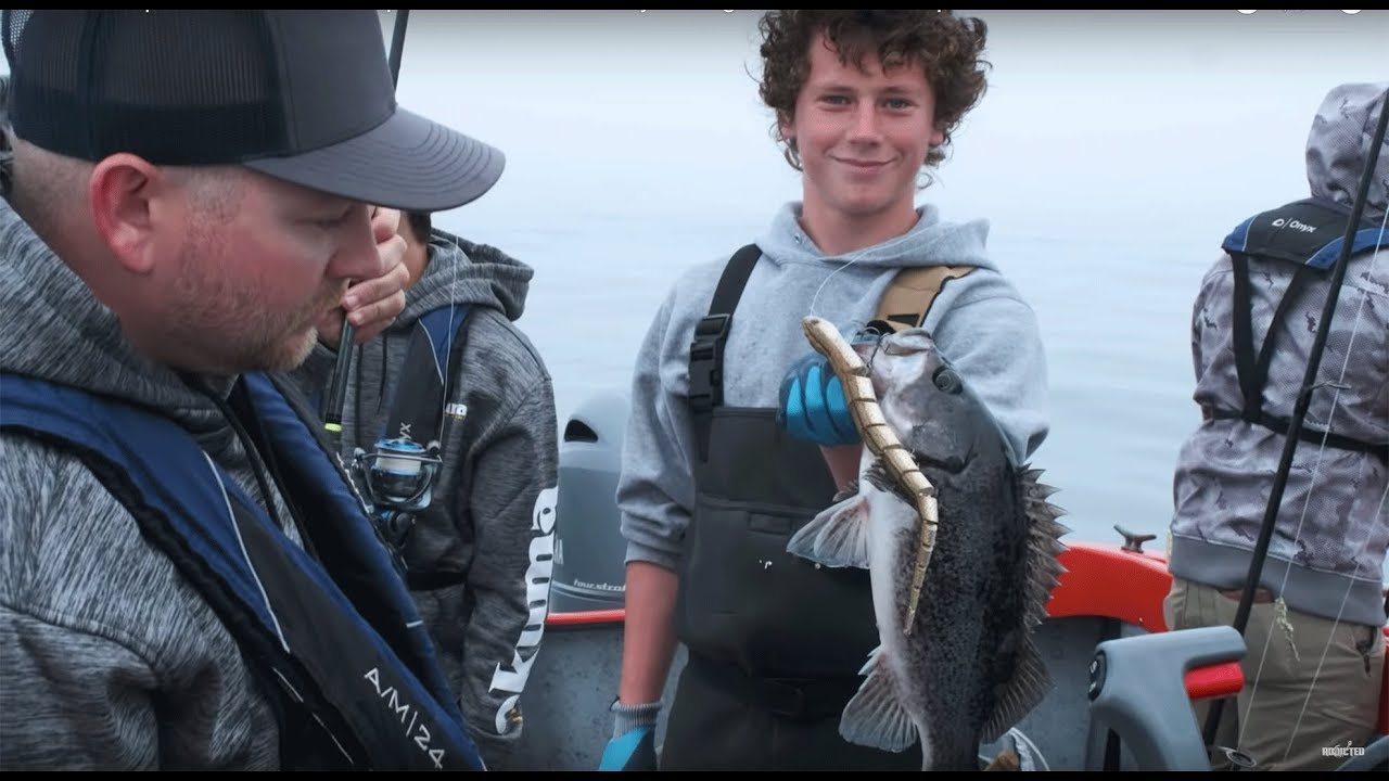 INSANE Topwater Rock Sea Bass Fishing | Addicted Life Ep. #2 - YouTube