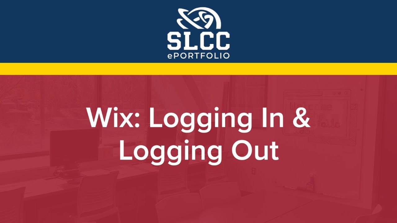 Wix: Logging In & Logging Out - YouTube