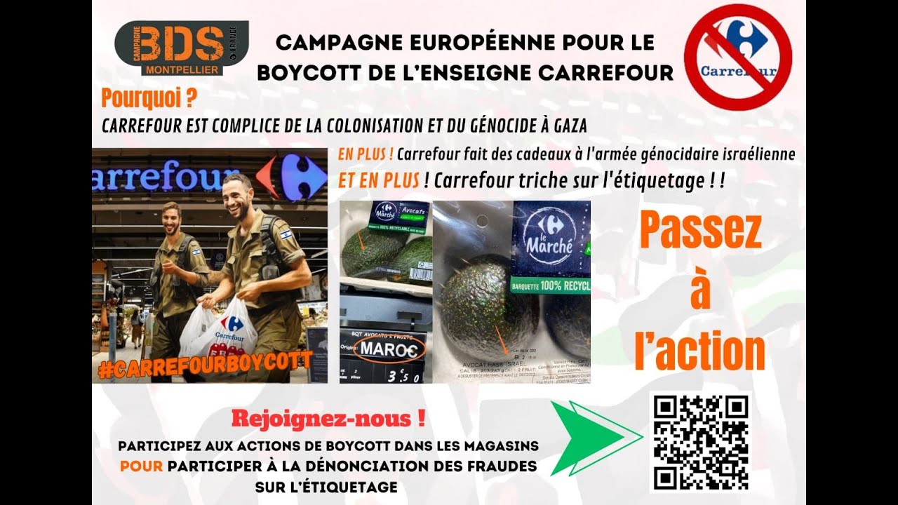 Campagne Boycott Carrefour - Fraudes à l'étiquetage - YouTube