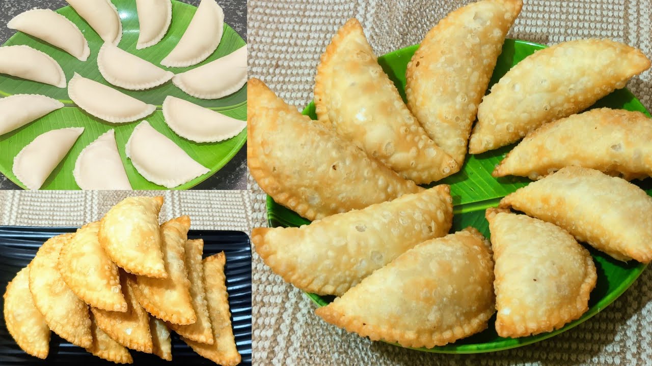 Gujiya recipe|coconut stuffing gujiya|Karanji|Festival sweet dish ...