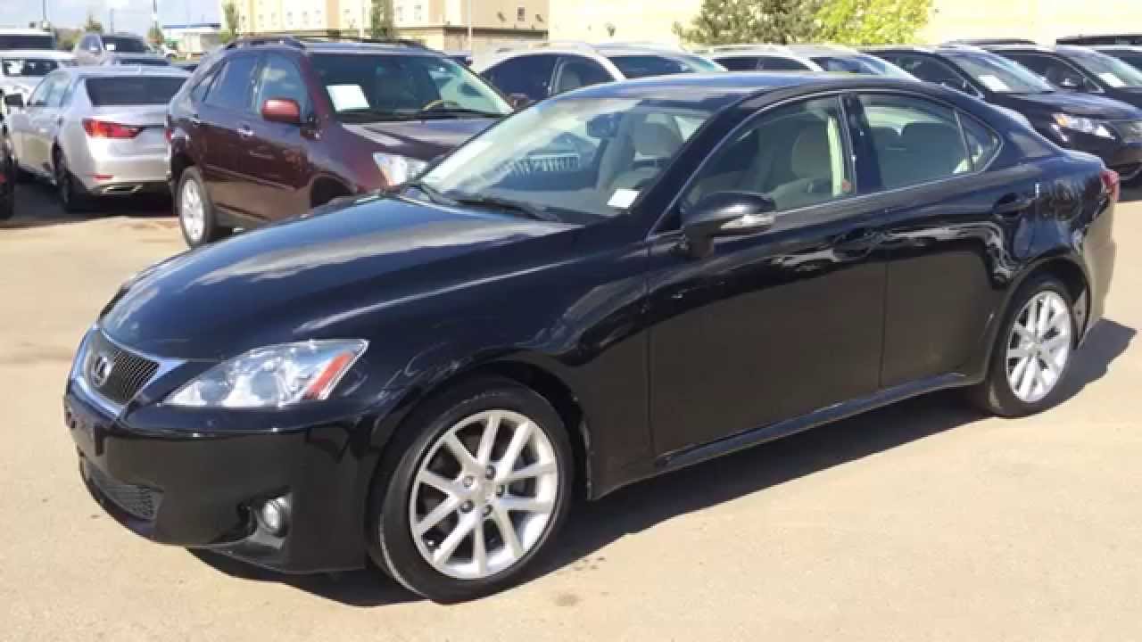 Lexus Certified Pre Owned Black on Ecru 2011 IS 250 AWD - Leather w ...