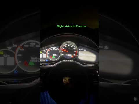 Night vision in porsche cayenne #automobile #macan #porsche
