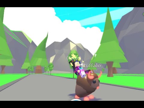 MEGA NEON BUFFALO in #adoptme !!!! - YouTube