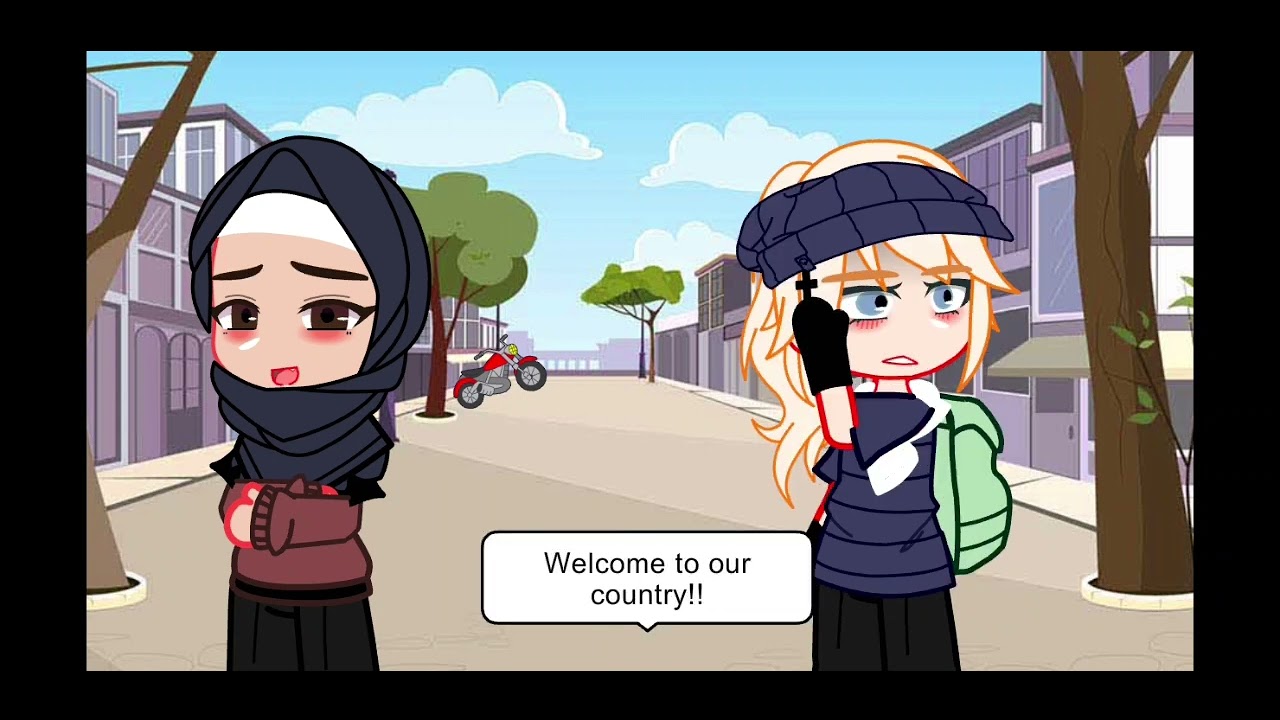 Go back to your country freak!!! || Gacha Muslim🕋 || gacha club ...