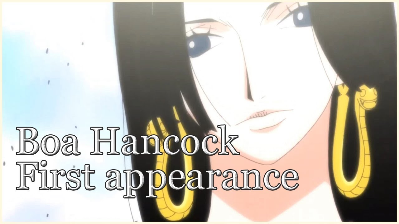 One piece: Boa hancock's First appearance - YouTube