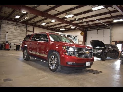 2015 Metallic Ruby Red Chervrolet Suburban LTZ SJ6433A Motor Inn Auto Group