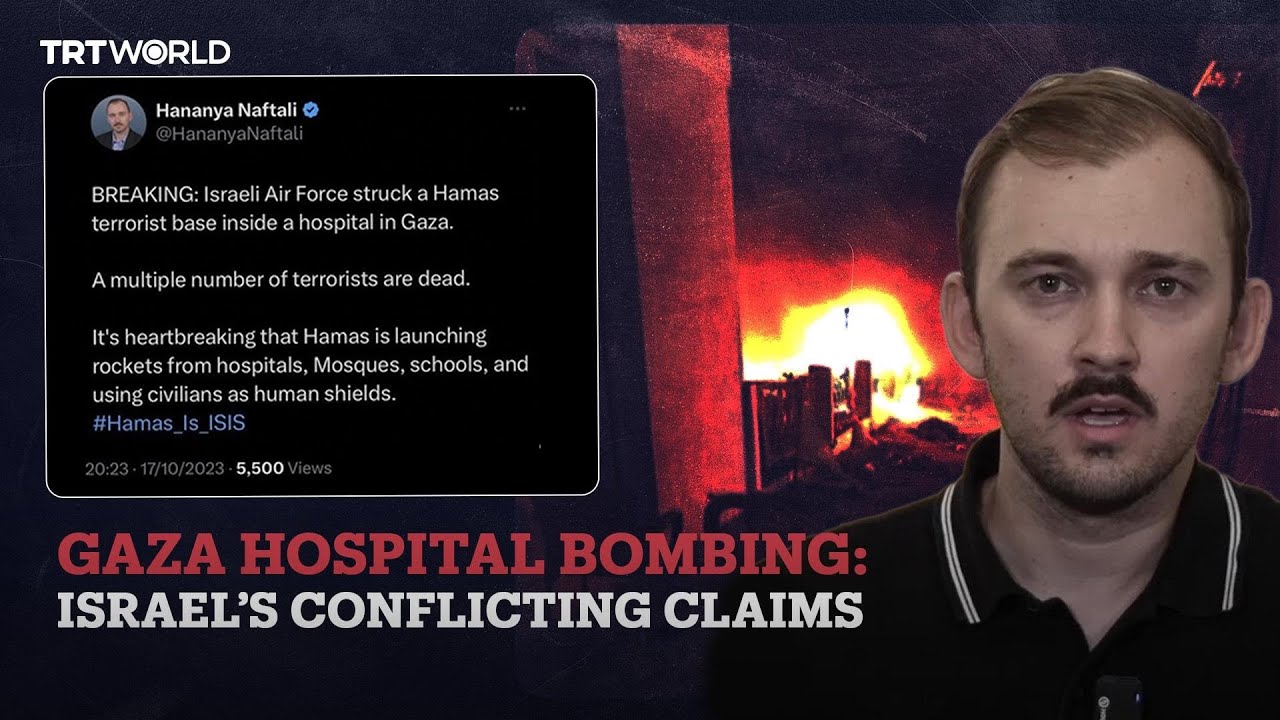 Gaza: Benjamin Netayahu’s aide backtracks on claim Israel bombed hospital - YouTube