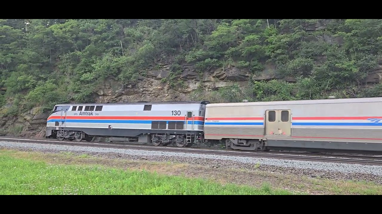 AMTK 130! Phase II! Amtrak P043 WB 6-22-24 @554PM - YouTube
