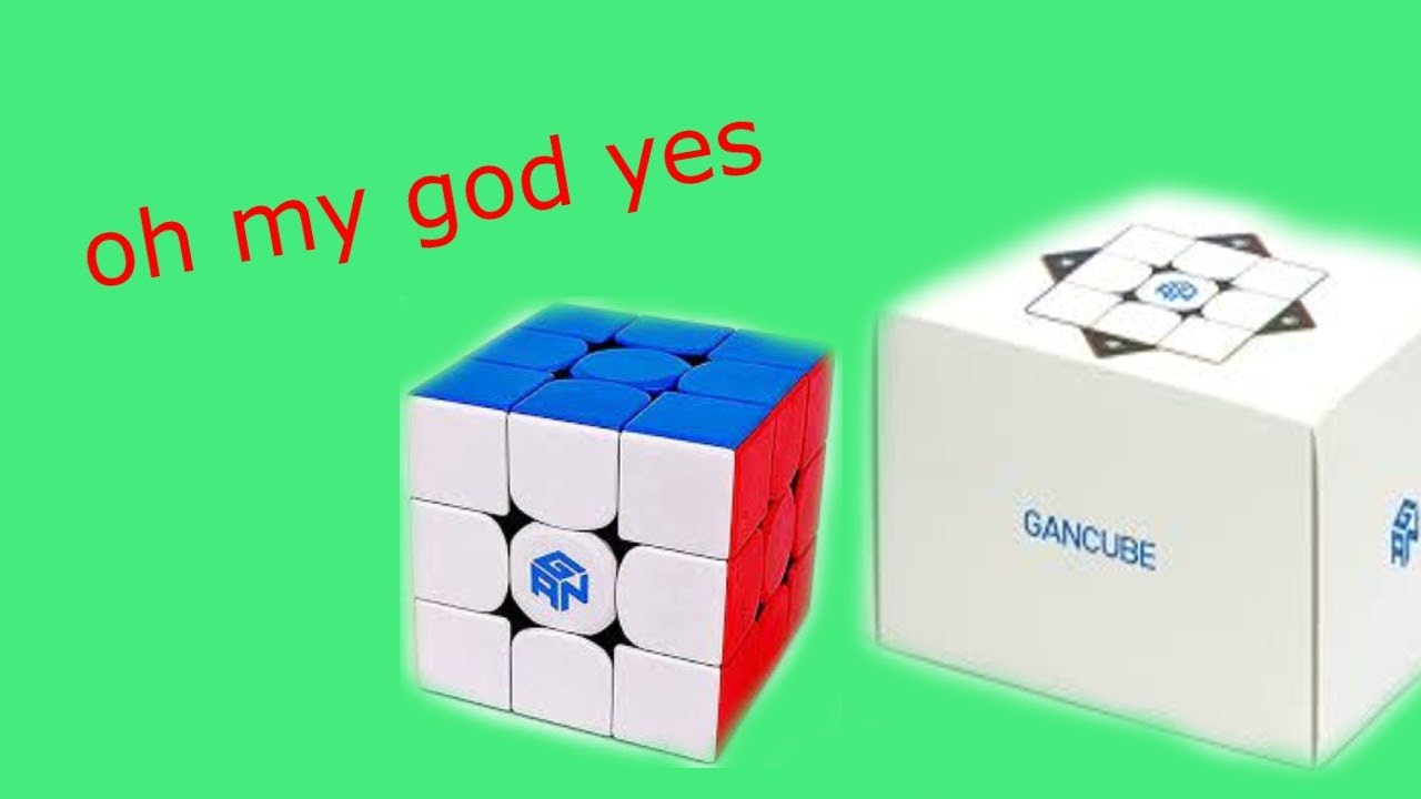 My first ever GAN Cube!!! + Unboxing - YouTube