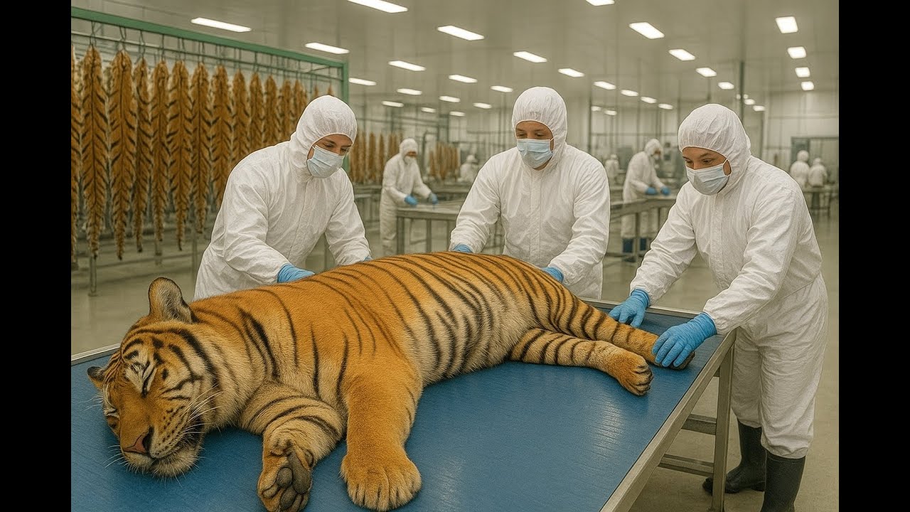 Inside the Tiger Leather Factory – Million-Dollar Products Made From ...
