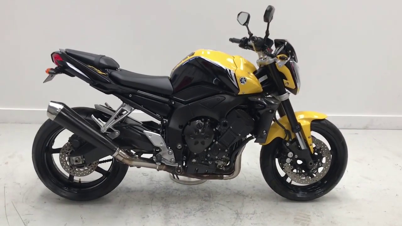 Yamaha FZ1 Yellow - YouTube
