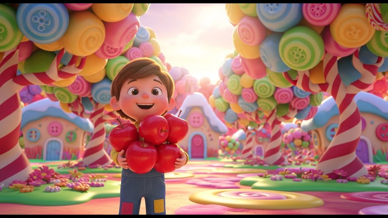 Contando Manzanas en el Mercado | Canciones Infantiles y Rimas ...