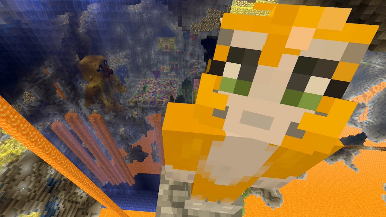 Minecraft Xbox - Cave Den - Water Wall (51) - YouTube