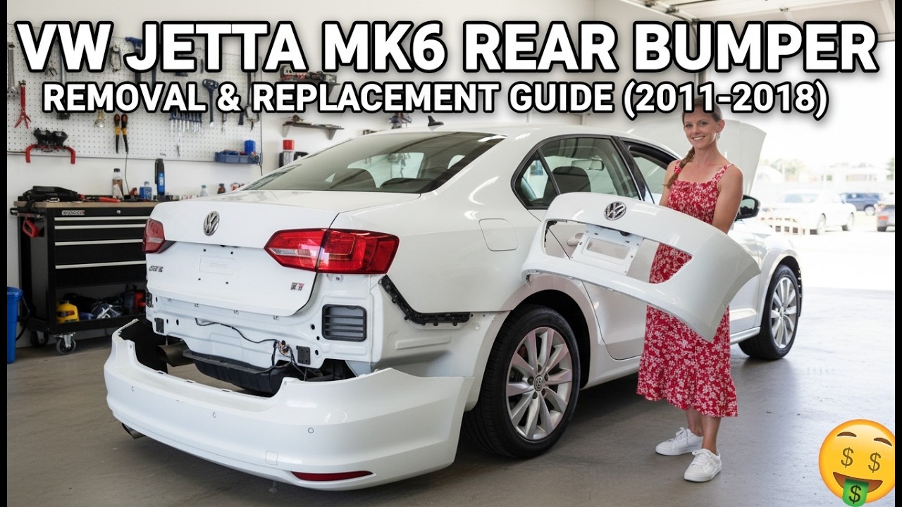 VW JETTA MK6 REAR BUMPER REMOVAL & REPLACEMENT GUIDE (2011-2018) - YouTube