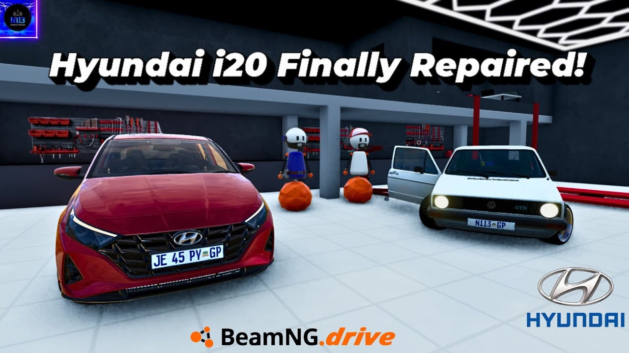 BeamNG Drive: Picking Up My Sister’s Hyundai i20 from the Mechanic Shop ...