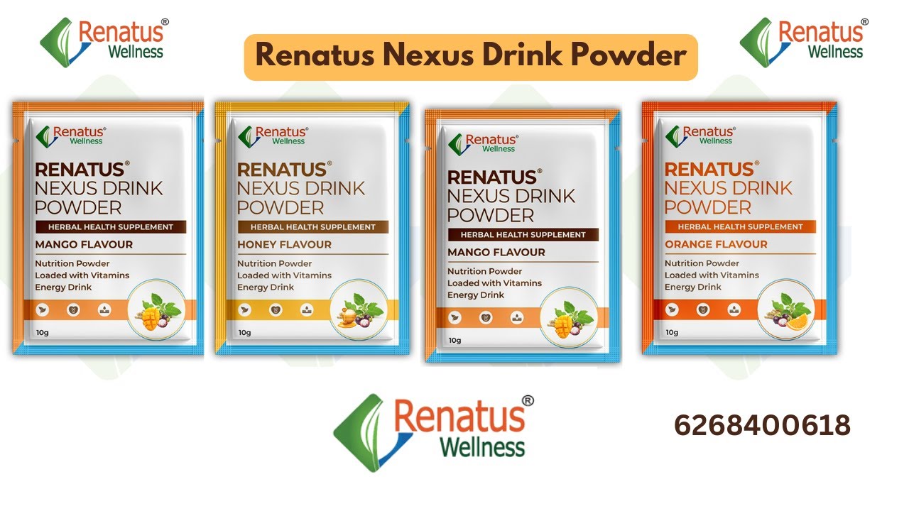 You Won't Believe the HEALTH Benefits of Renatus Nexus Drink Powder ...