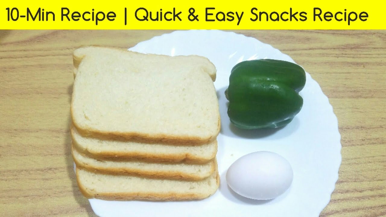 10 Minutes Recipe, Quick And Easy Breakfast Recipe , Evening Snacks ...
