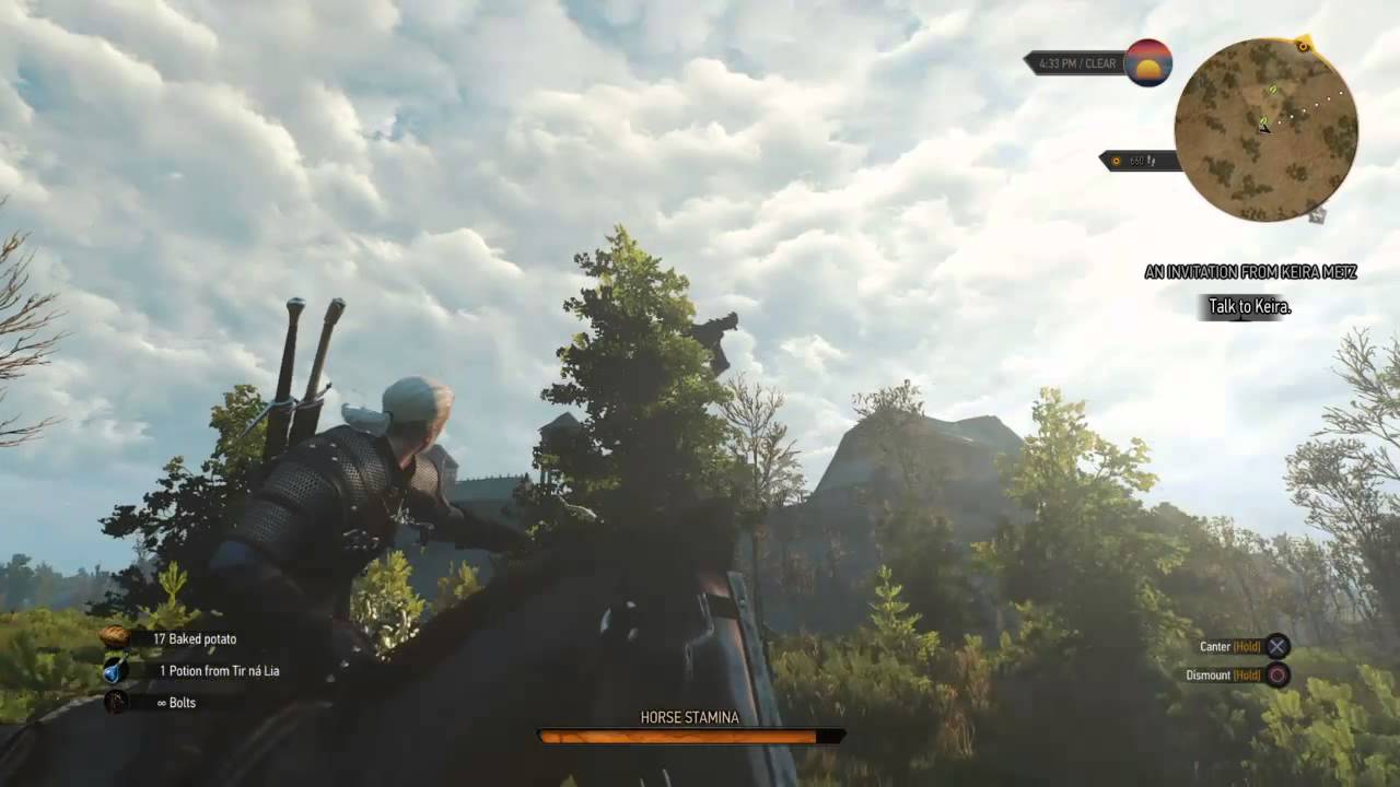 WITCHER 3 LONG RANGED CROSSBOW SHOT - YouTube