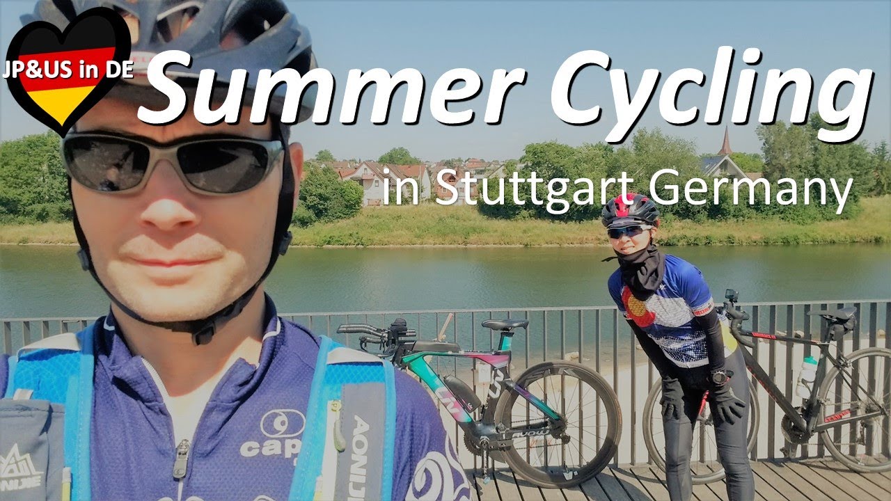 【Cyclingドイツ】🇩🇪Summer Cycling in Stuttgart Germany / Cycling tour along ...