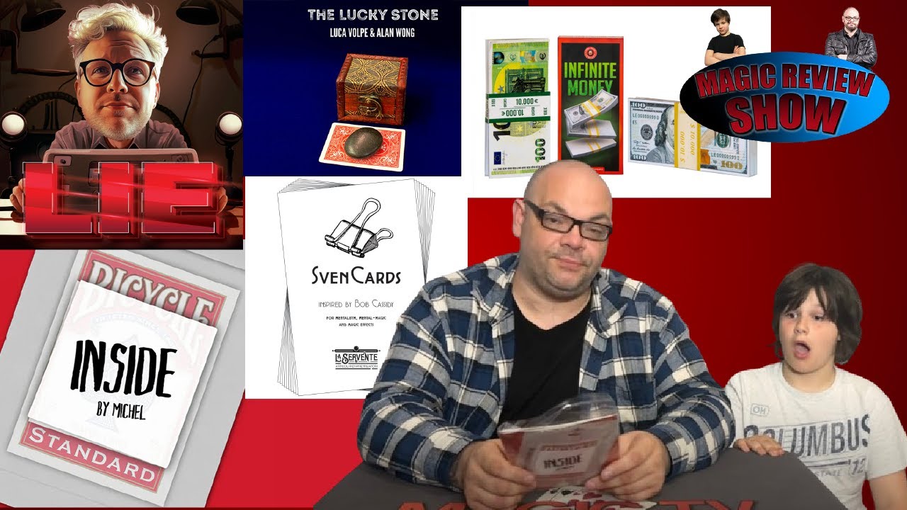 Lie, Sven Cards, The Lucky Stone, Inside & Infinity Money | Craig & Ryland's Magic Review Show ...