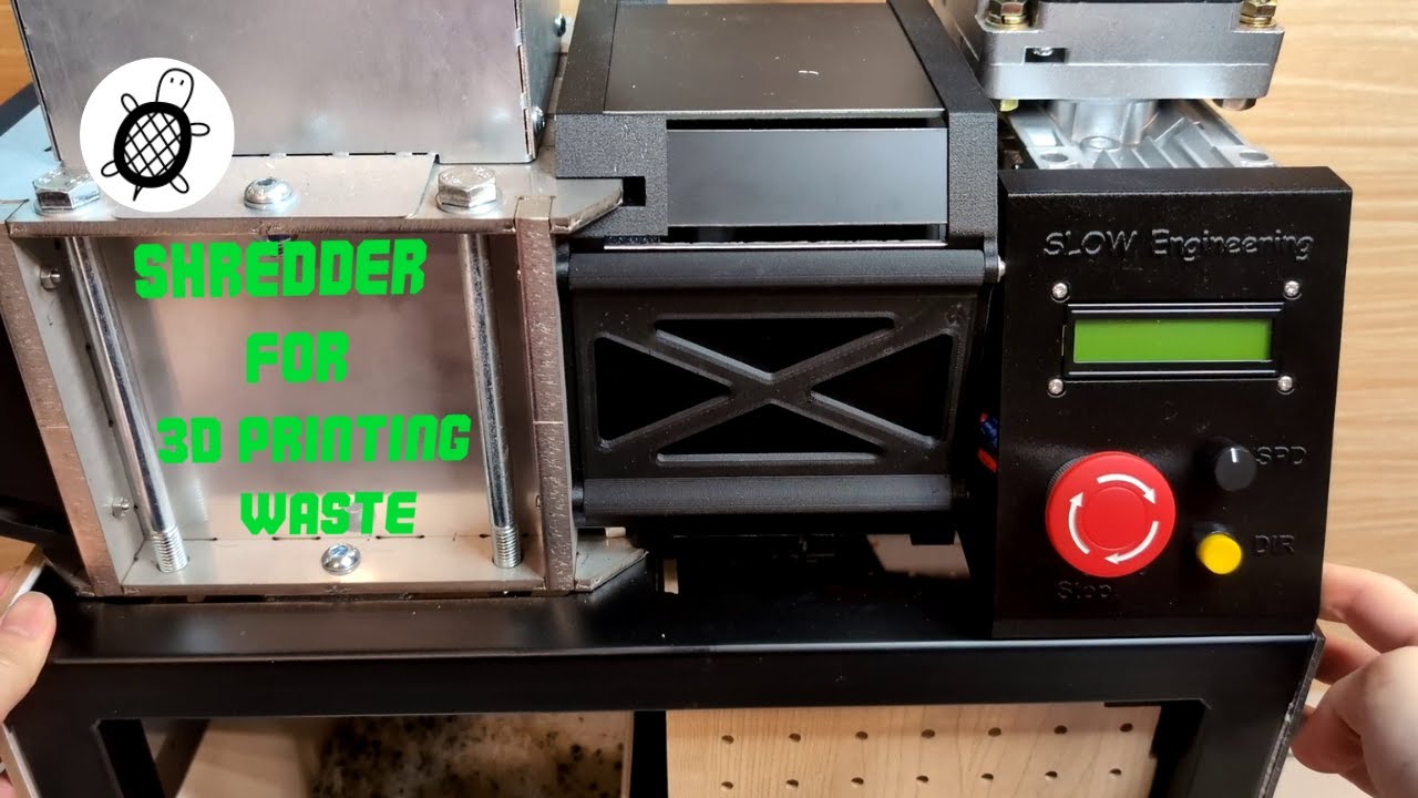 [Timelapse] Build a shredder for recycling 3D printing waste - YouTube
