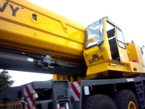 GROVE GMK 6350 HUGE Crane !!! - YouTube
