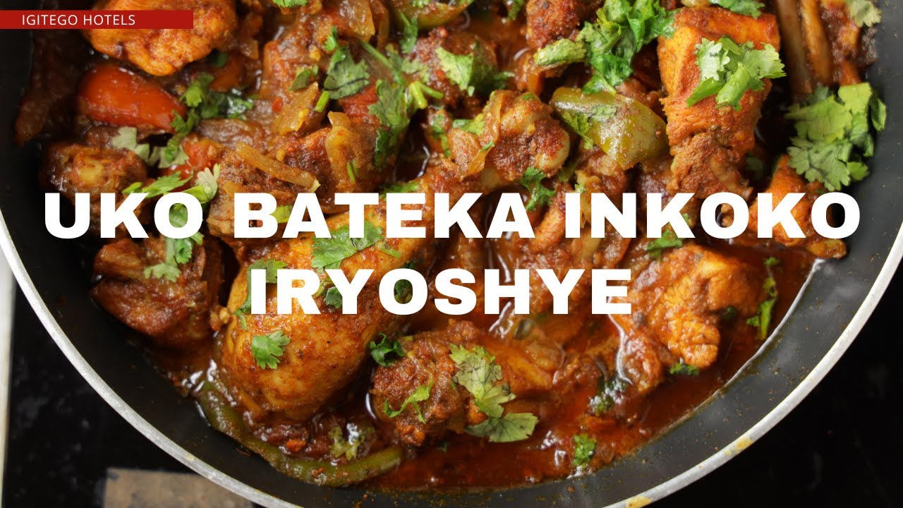Uko bateka inkoko muri 2023 (chicken basquaise) - YouTube