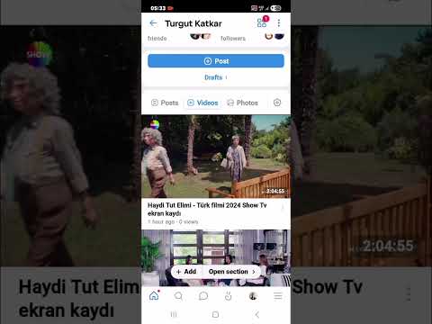Haydi Tut Elimi - Türk filmi 2024 Show Tv ekran kaydı vk.com yükledim,logo olmadan da yükleyeceğim.