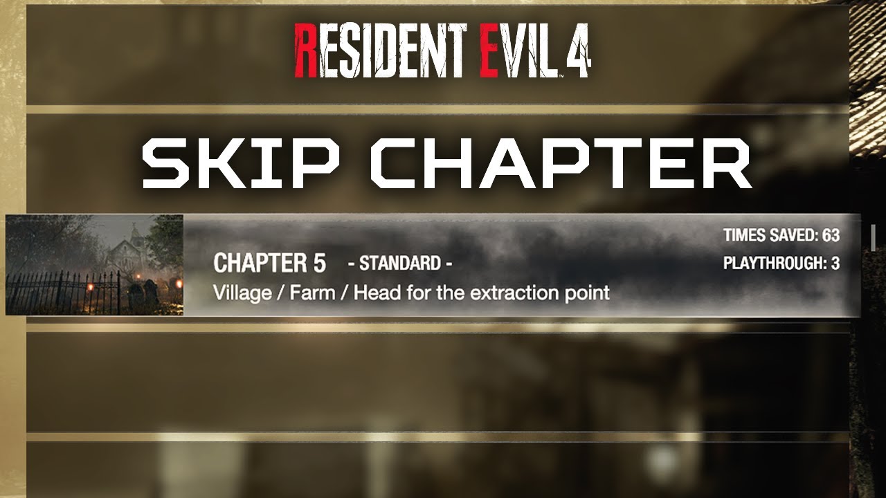 How to Skip Chapter 5 Cabin Fight - RE4 Remake - YouTube