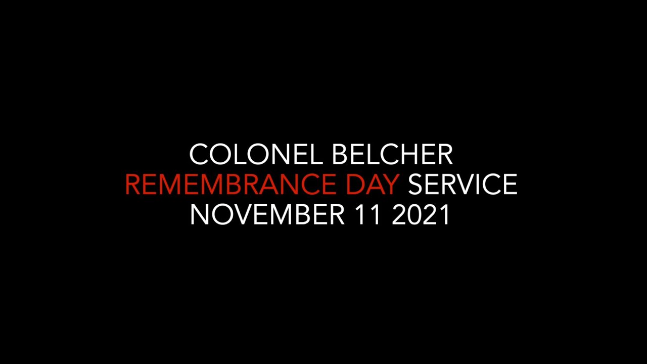 Carewest Remembrance Day Ceremony at the Colonel Belcher. - YouTube