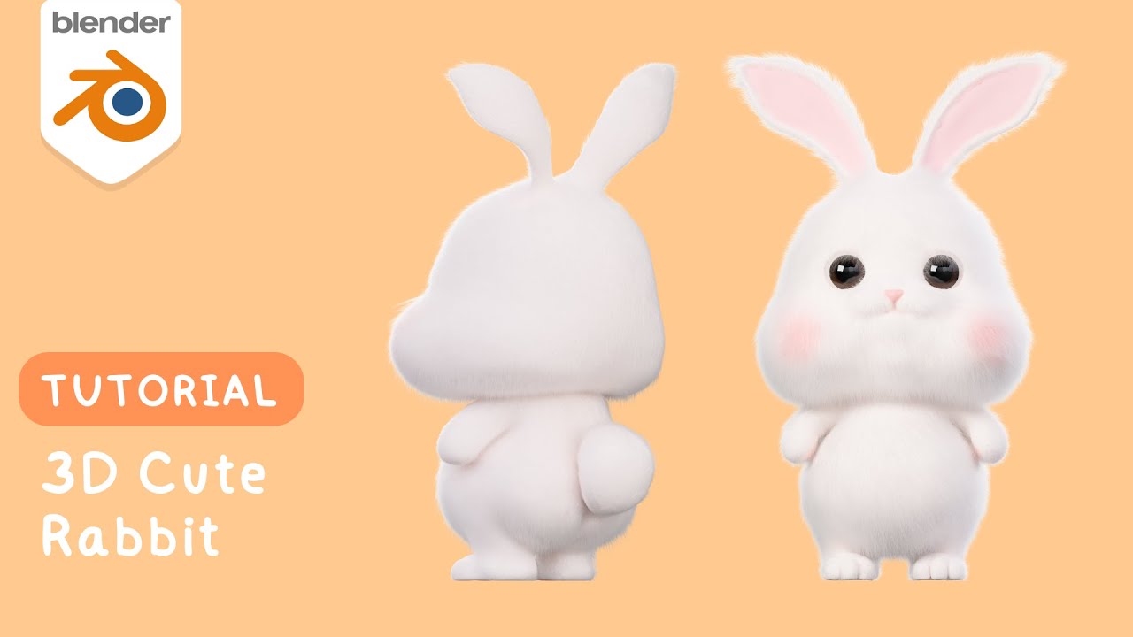 3D Character Cute Bunny EP. 1 | Blender Tutorial - YouTube