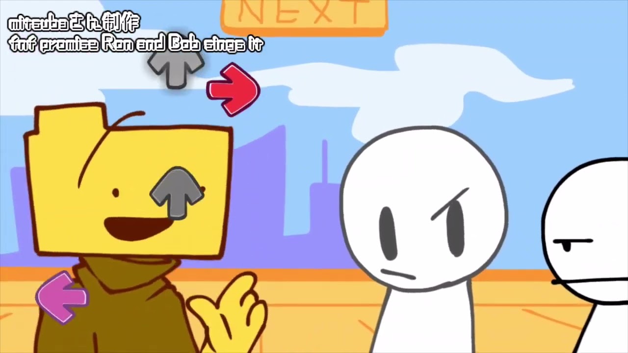 【日本人MOD紹介】fnf promise Ron and Bob sings it【Friday Night Funkin】 - YouTube