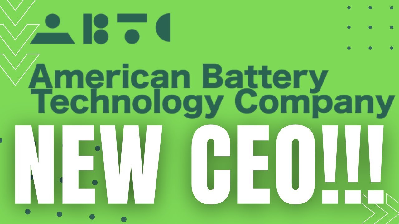 DOUG COLE STEPS DOWN AS CEO 😱 AMERICAN BATTERY TECHNOLOGY $ABML $ABTC ...
